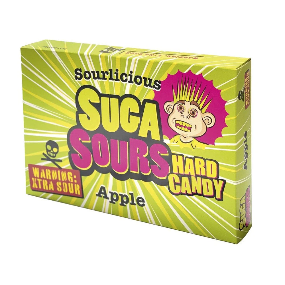 Suga Sours Hard Candy Apple 100g | Lollie Lane
